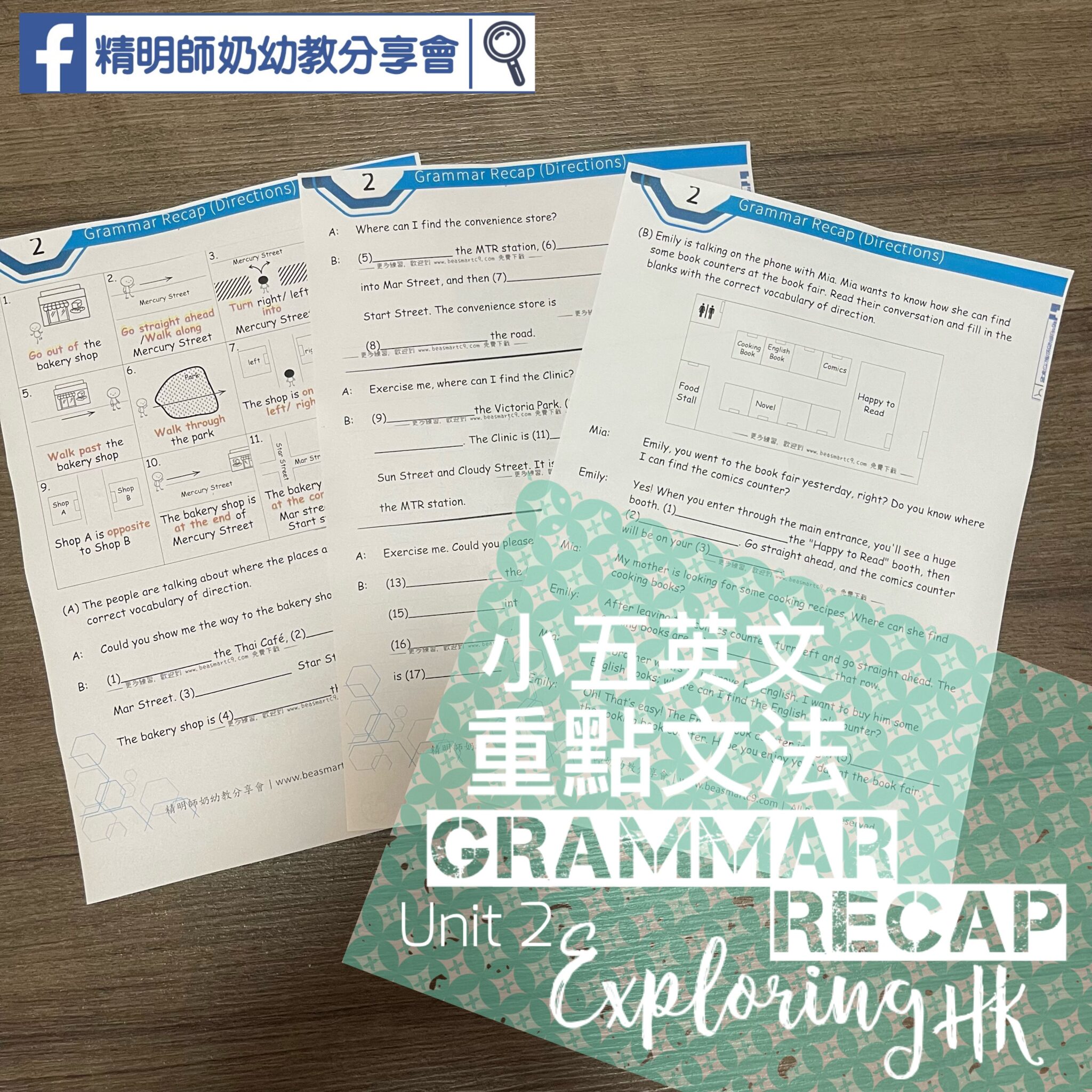 P5 Unit-2 Exploring Hong Kong(Grammar Recap) - 精明師奶幼教分享會